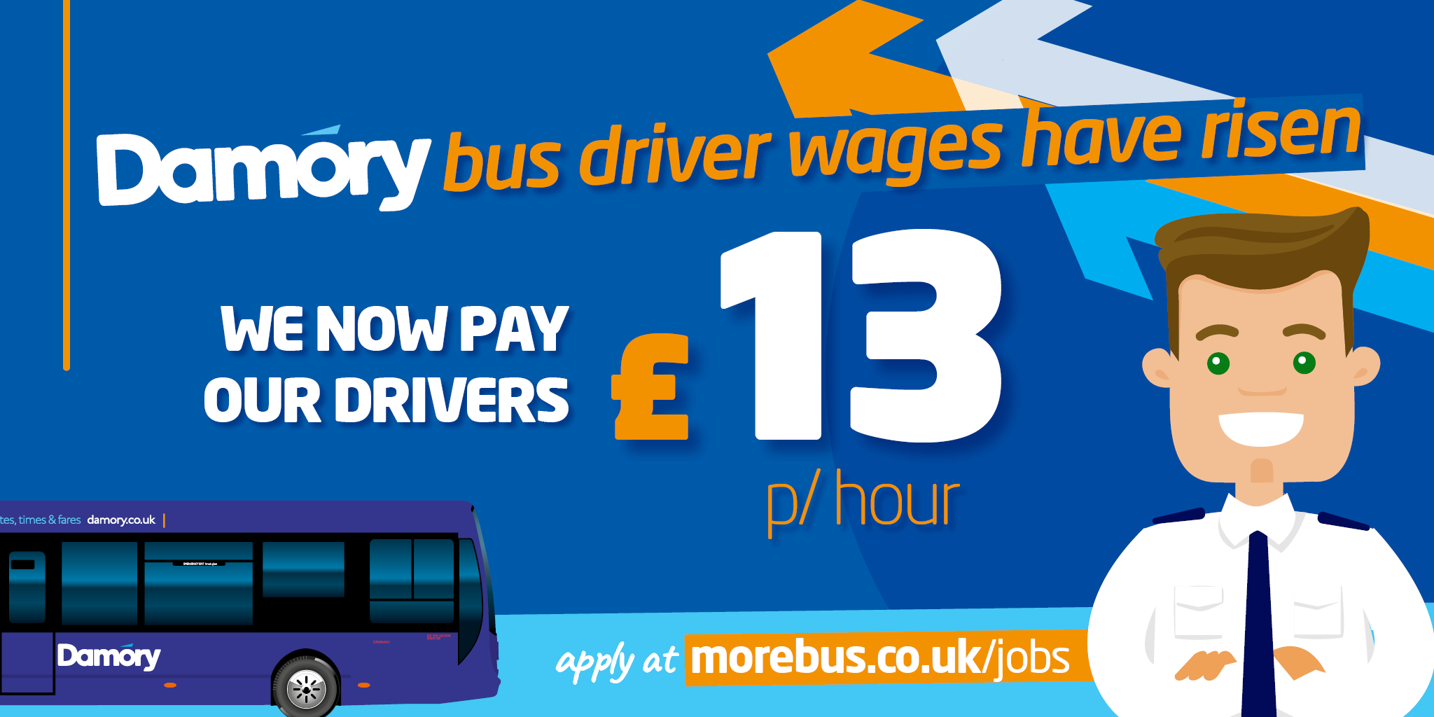 Drive for our sister company, Damory! - morebus