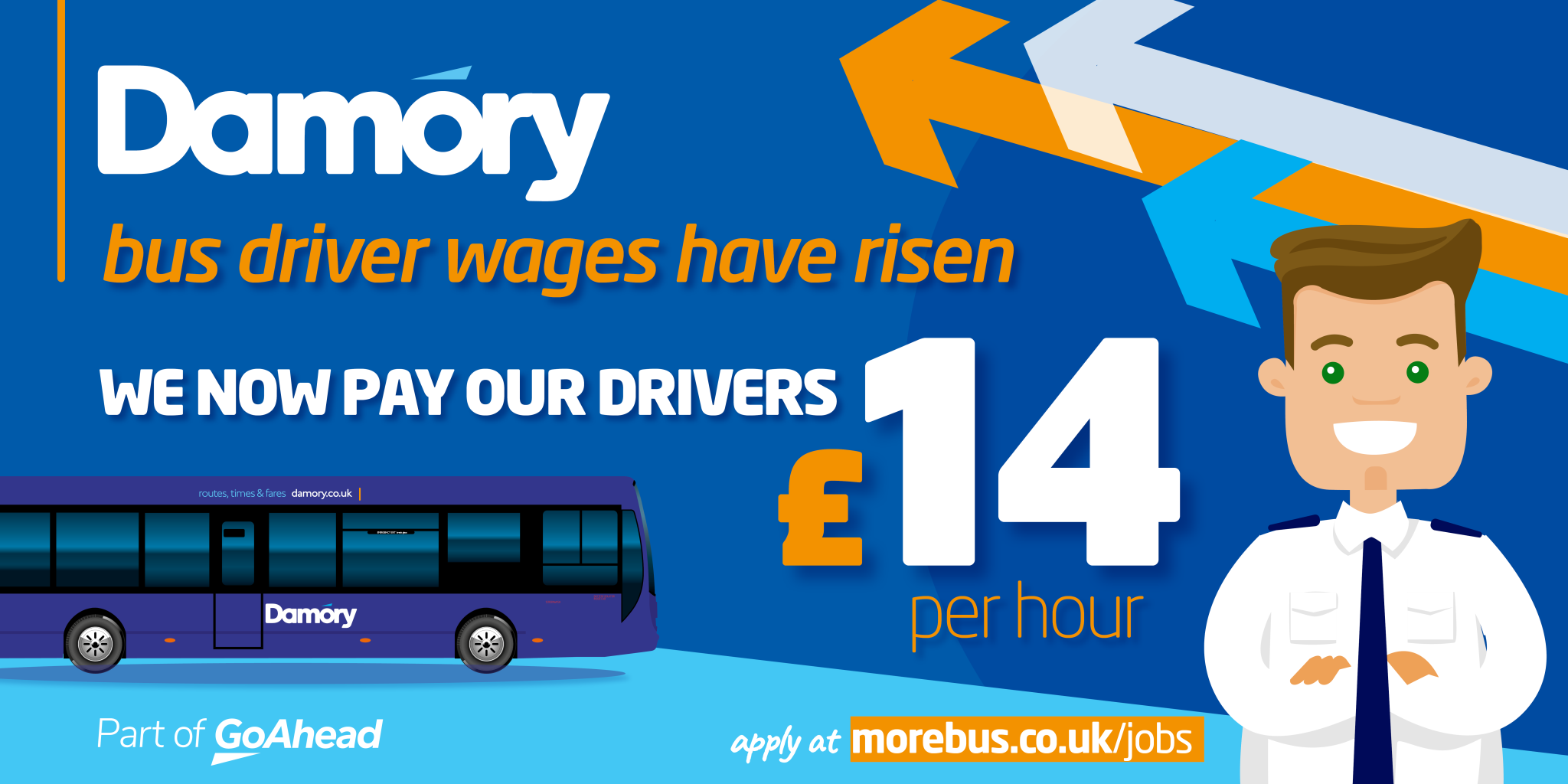 Drive for our sister company, Damory! - morebus