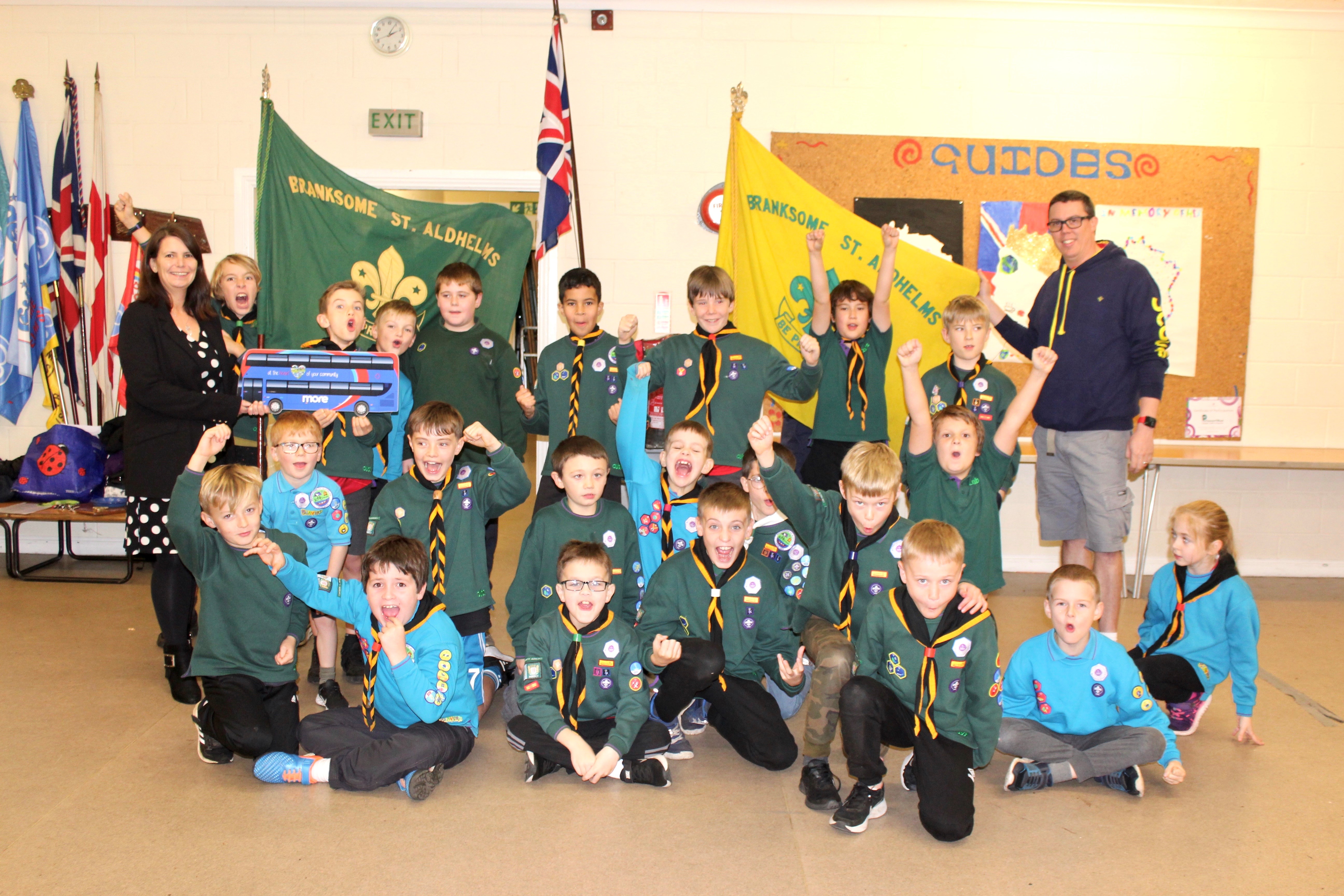 Local scout and guide association receives boost from Morebus Community ...
