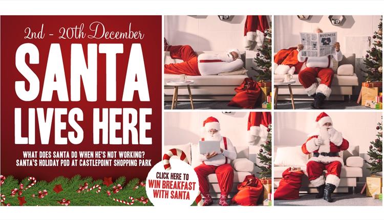 Santa Lives Here at Castlepoint - morebus