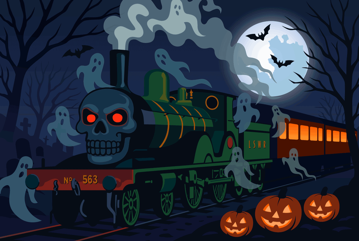 Ghost Train Swanage Railway - morebus