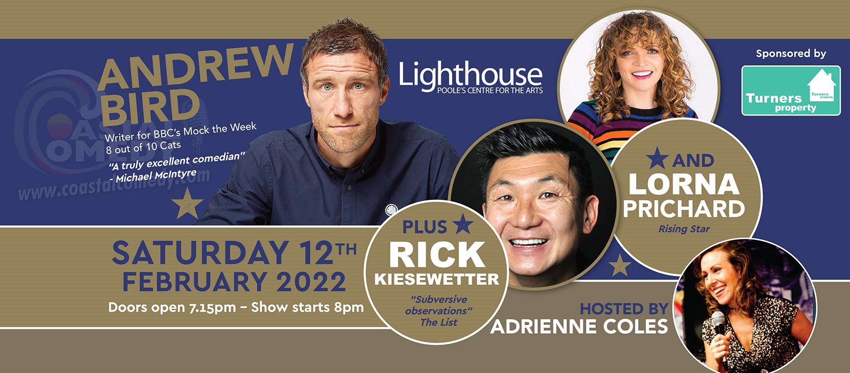 Coastal Comedy with Andrew Bird - morebus