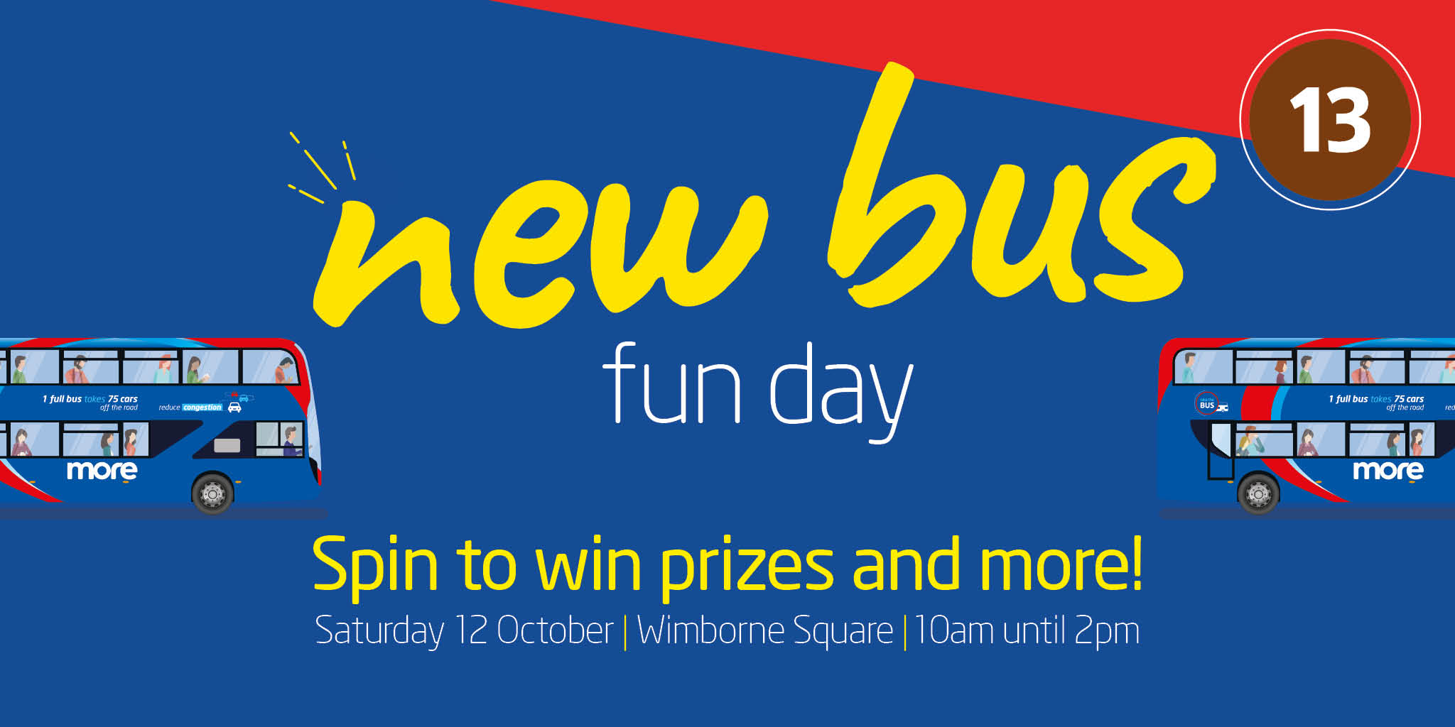 New 13 bus fun day - morebus