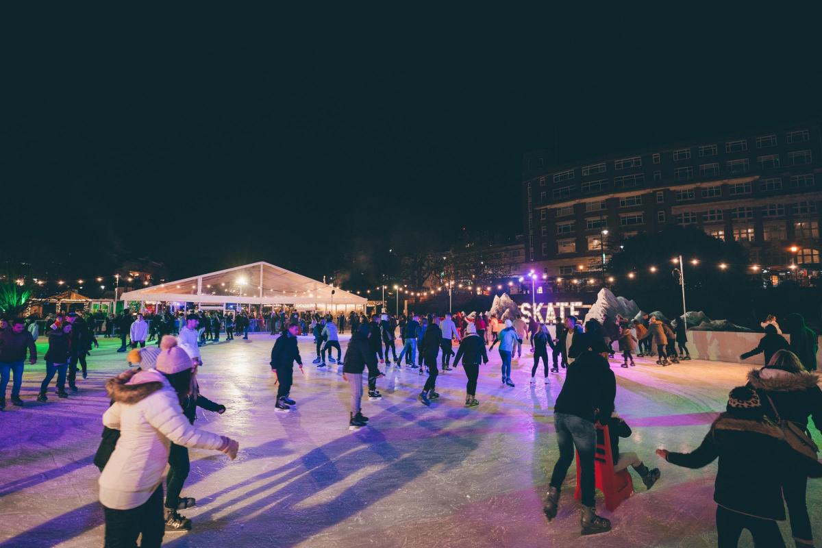 Skate Ice Rink - Bournemouth Gardens - morebus