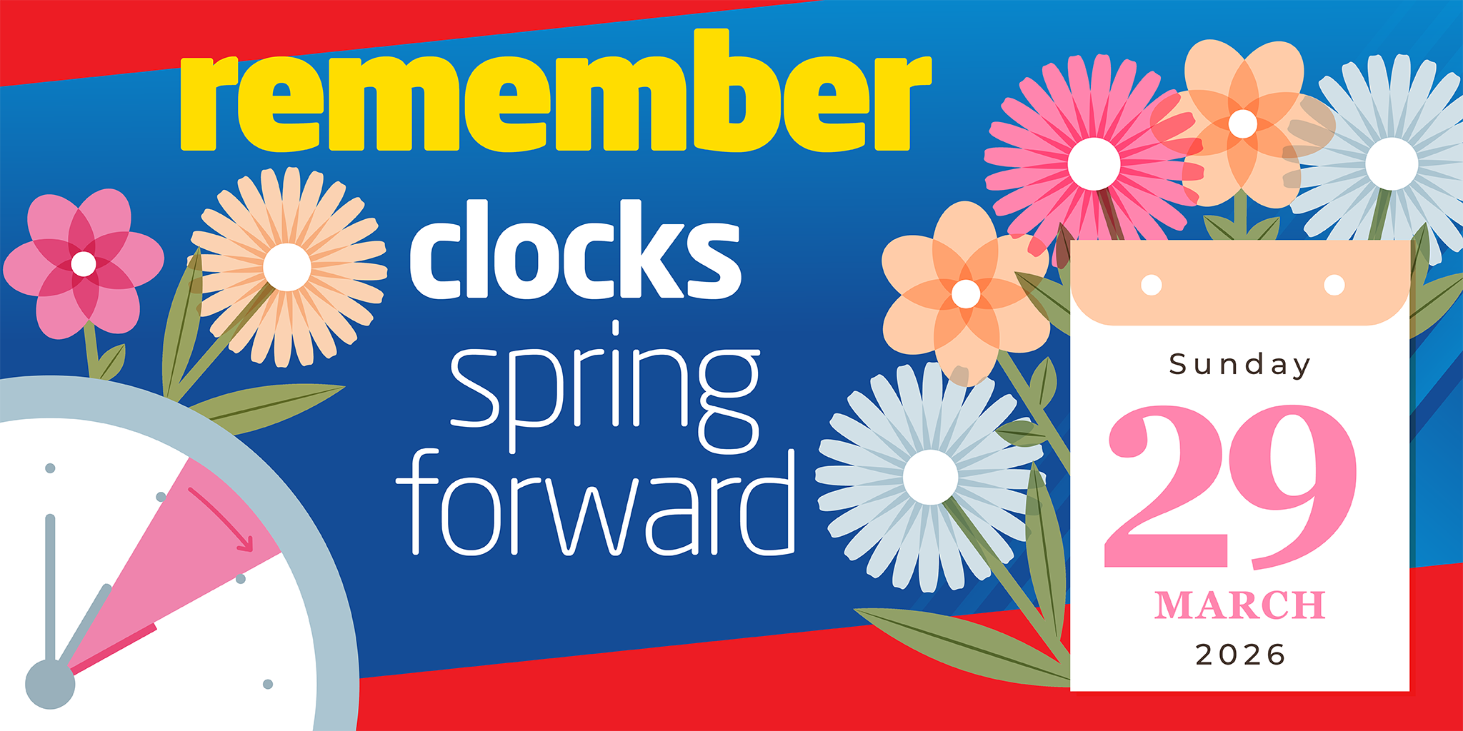 Don't forget, clocks spring forward this weekend - morebus