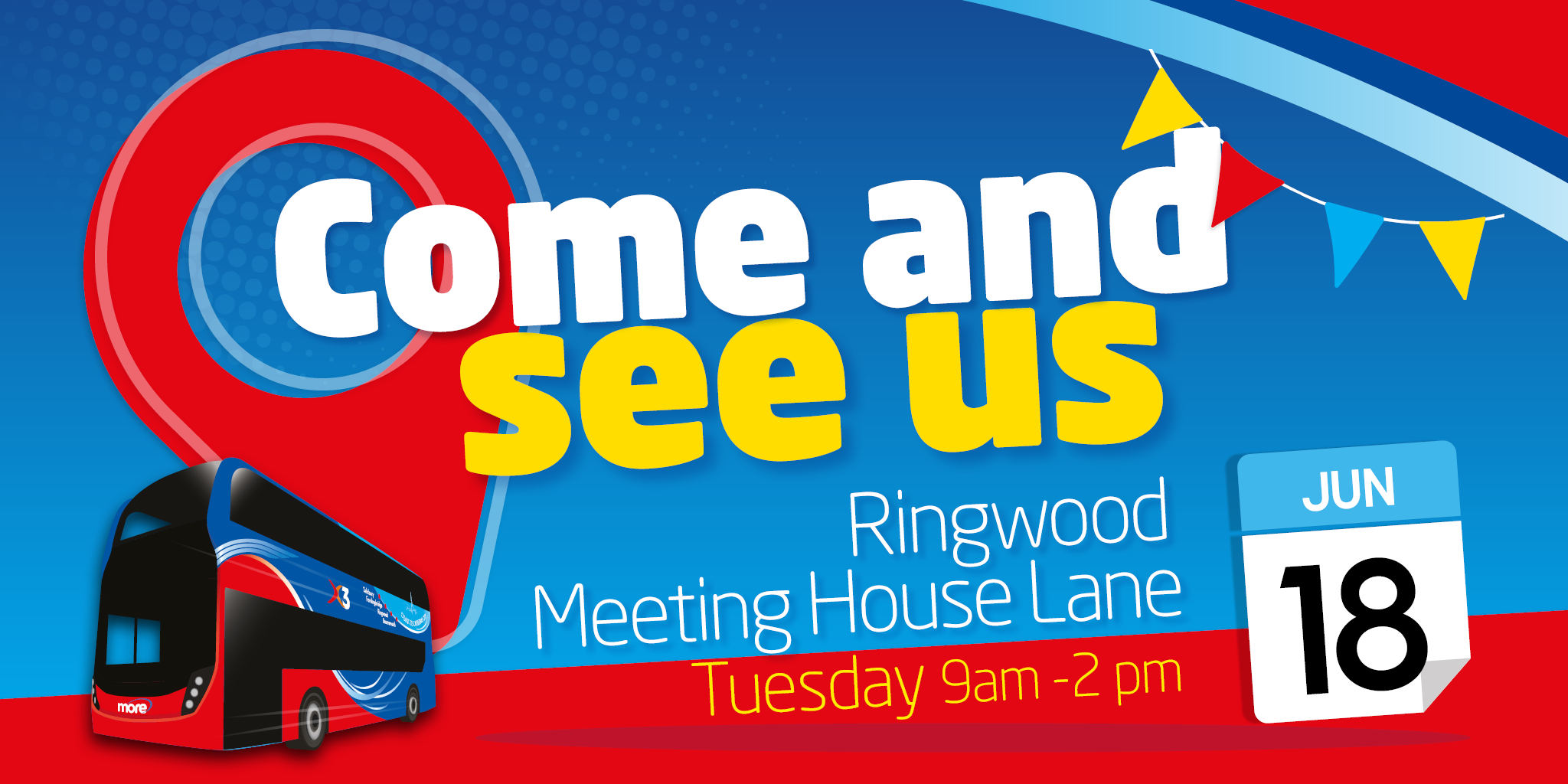 Come and see us in Ringwood! - morebus
