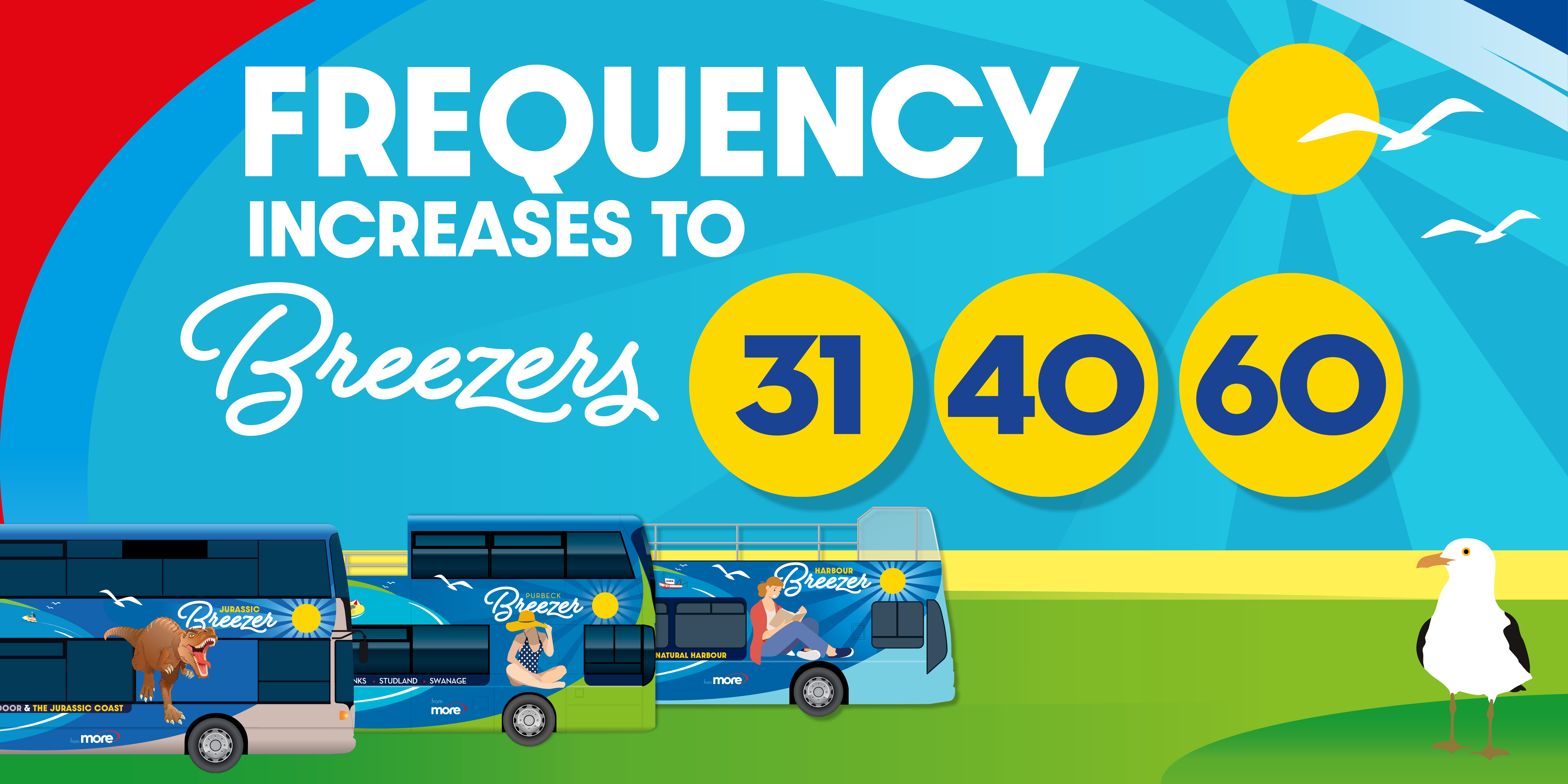 Frequency increases on our Breezer 31, 40 & 60! - morebus